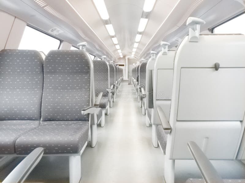 Modern railway carriage stock image. Image of urban, railroad - 89917351