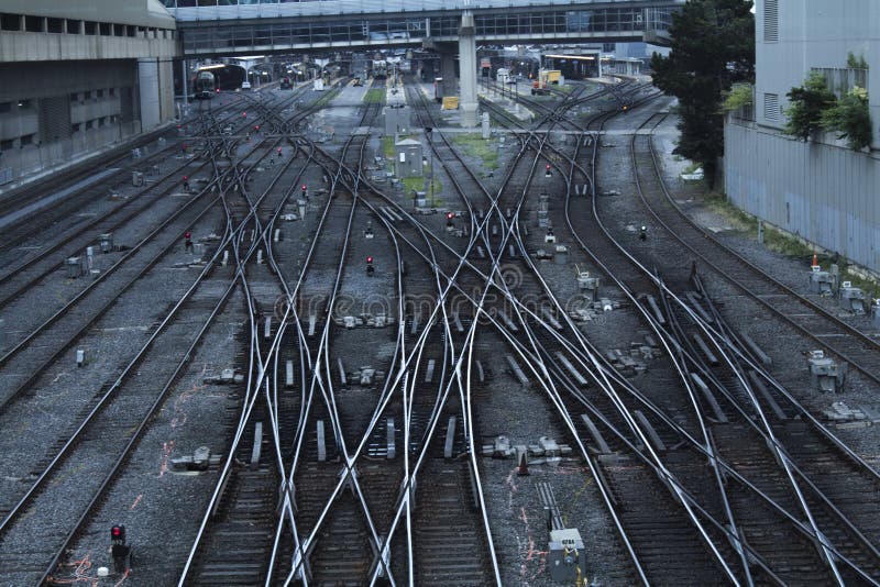Modern Railway stock image. Image of travel, railing - 57411247