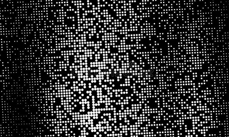 Modern Random Pixel Pattern Template. Monochrome Art Smoothing Effect ...