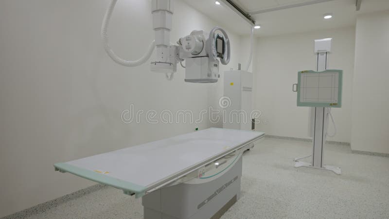 Modern X-ray Imaging Room Featuring Advanced Diagnostic Equipment ...