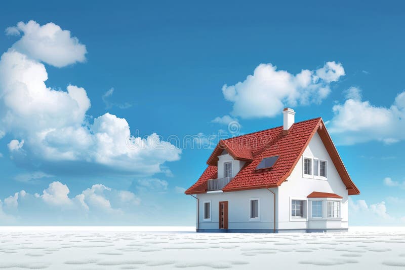 Modern Real Estate Development. High Detailed Plain Background Concept ...