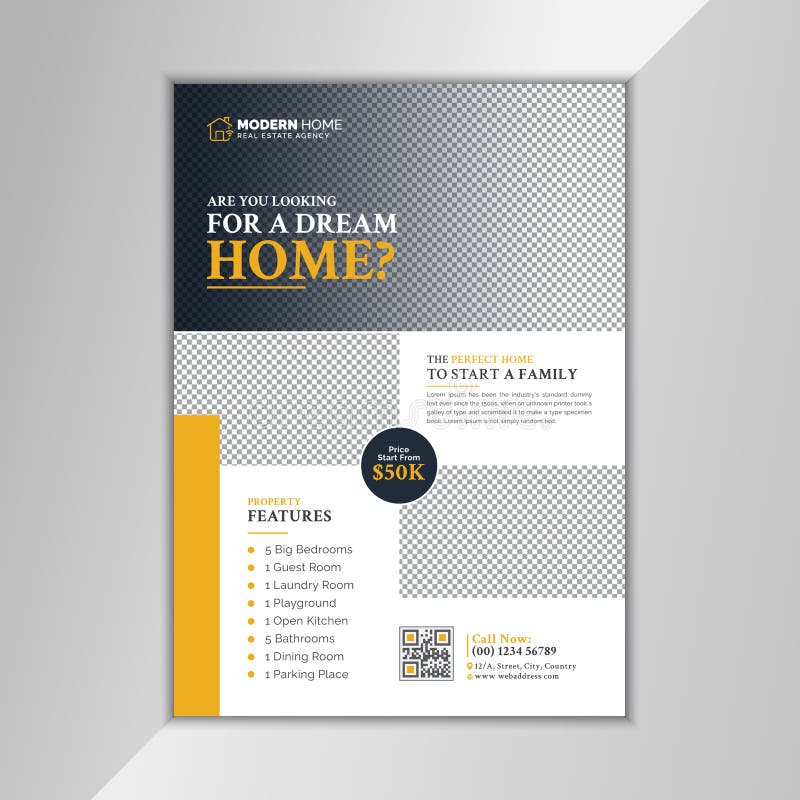 Minimalist Simple Professional Real Estate Flyer, Poster, Leaflet ...