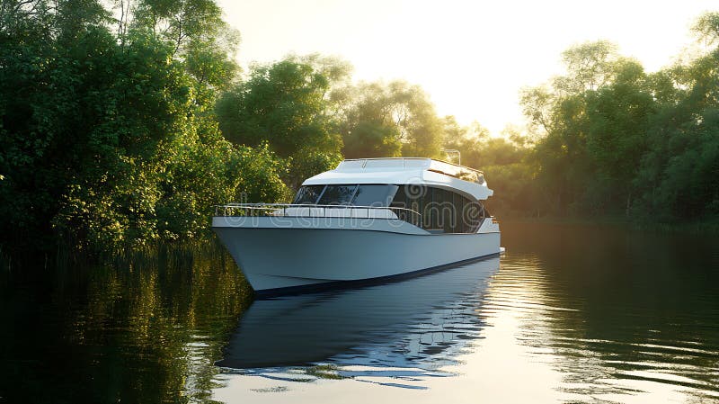 Sleek Modern Boat Design Captured in Stunning High-Resolution Detail ...