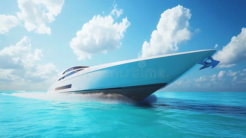 Sleek Modern Boat Design Captured in Stunning High-Resolution Detail ...