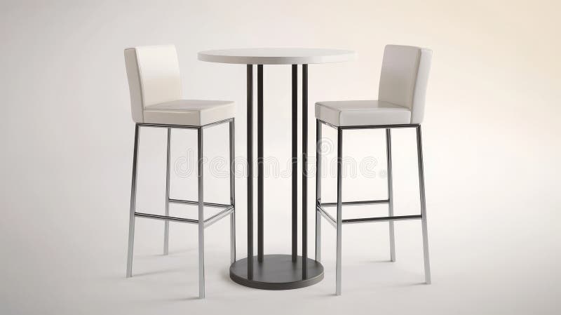 A Modern, Realistic Illustration of a Vacant Booth Display Bar Counter ...