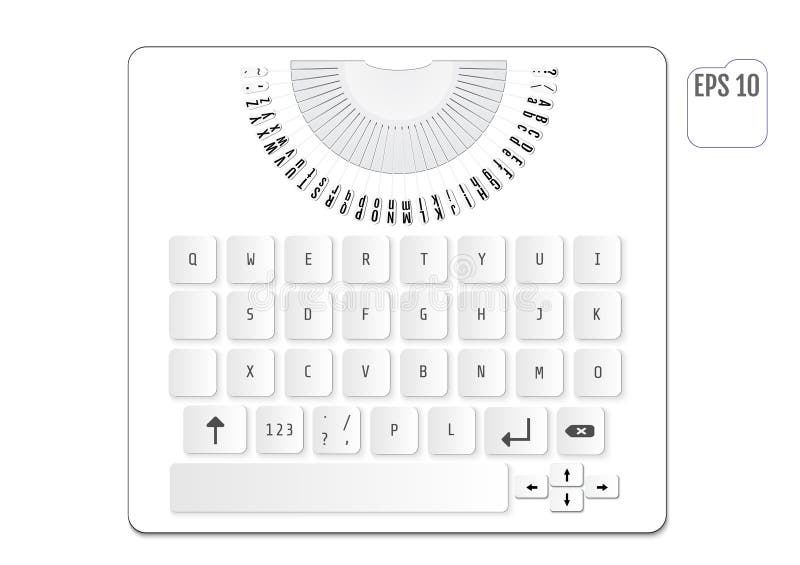 Modern Realistic Keyboard for Smartphone or Tablet PC with Alpha Stock ...