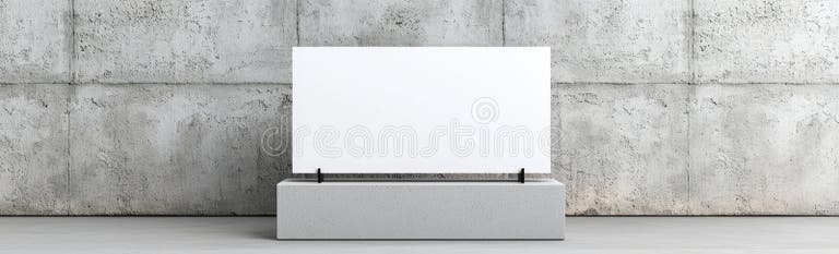 Modern Realistic Mockup of a Steel Frame for an Identification Tag ...