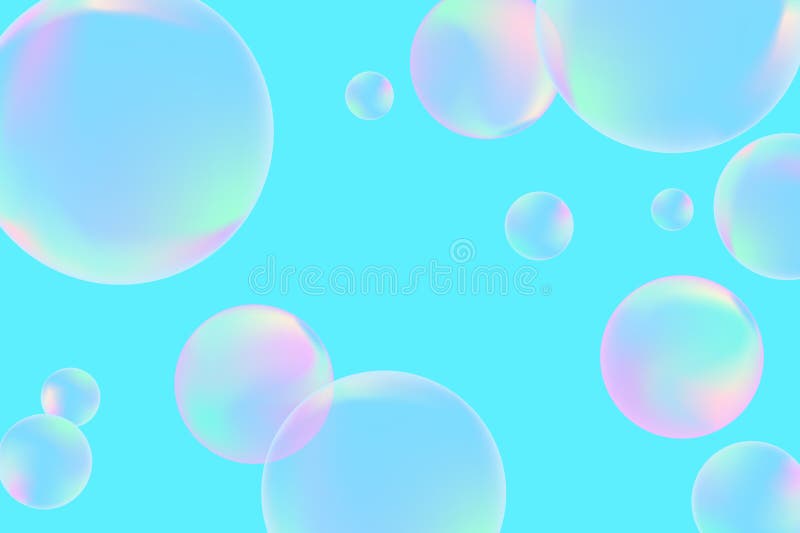 Modern Realistic Water Bubbles, Great Design for Any Purposes. Stock ...
