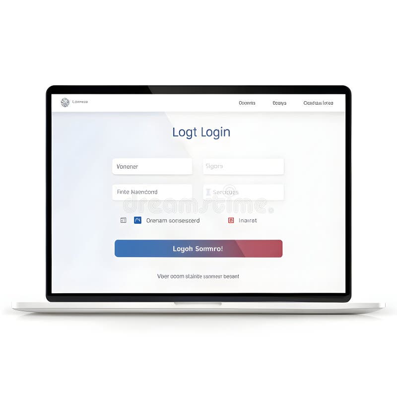 Login Page Background Stock Illustrations – 9,332 Login Page Background ...