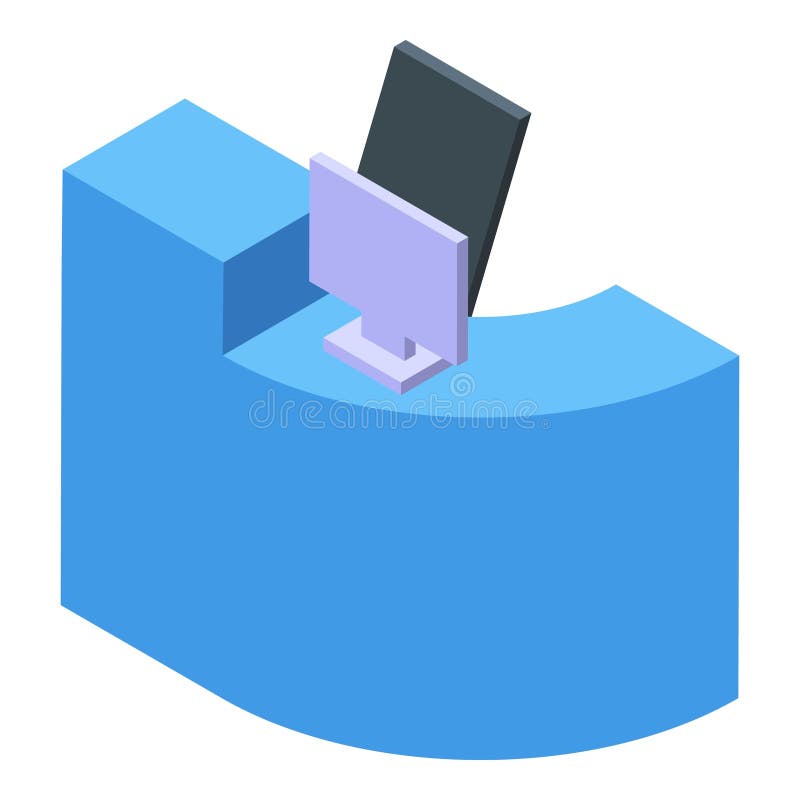 Modern Blue Reception Desk Stock Illustrations – 1,425 Modern Blue ...