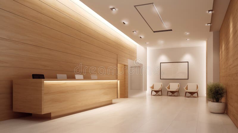 Modern Reception Hall in Interior , Concept of Contemporary Decor ...
