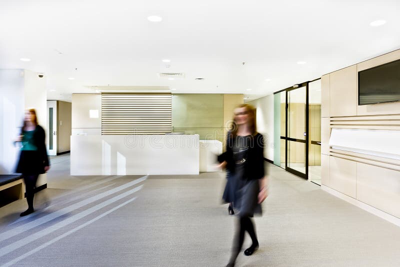 Modern Reception Room Women Moving Low Shutter Stock Photos - Free ...