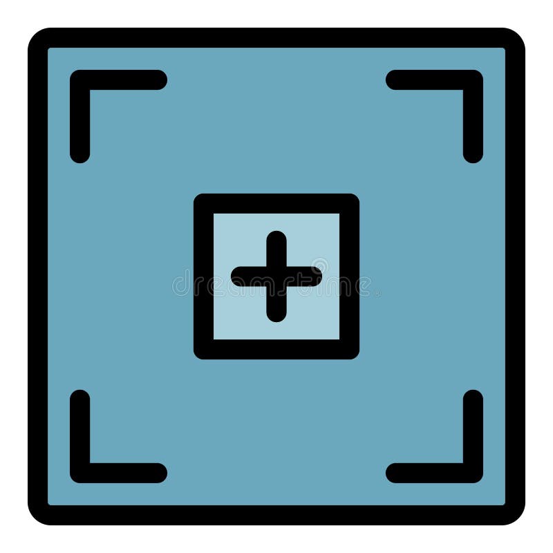 Modern Record Frame Icon Color Outline Vector Stock Vector ...