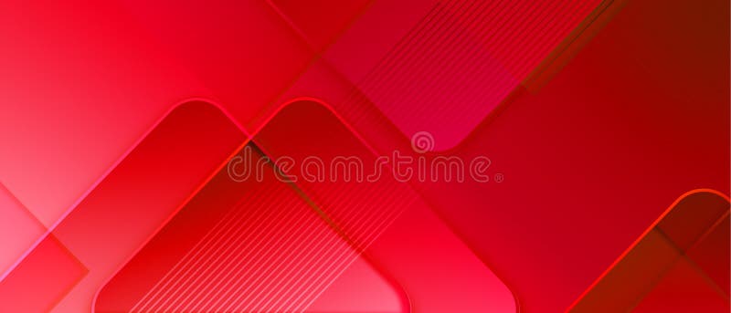 Modern Red Abstract Web Banner Background Creative Design Stock ...