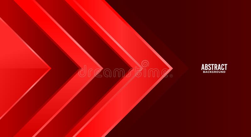 Modern Red Arrow Background Stock Vector - Illustration of modern ...