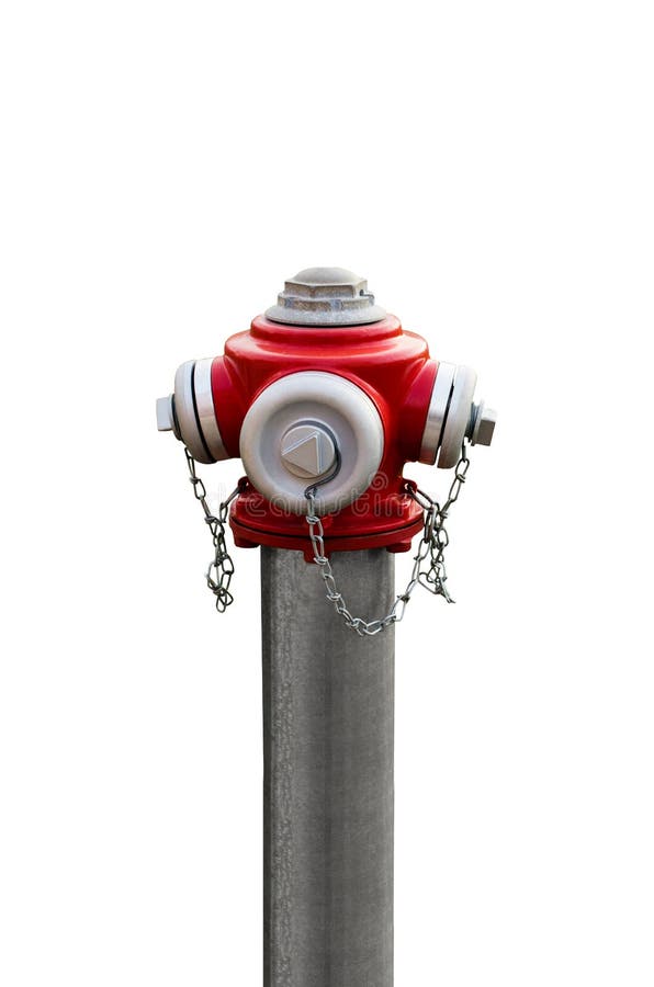 Modern red hydrant stock photo. Image of metal, steel - 50414588