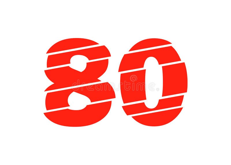 Numeral 80 Stock Illustrations – 188 Numeral 80 Stock Illustrations ...