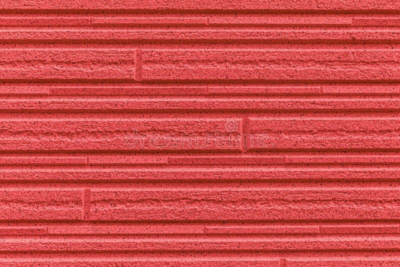 Modern Red Stone Wall with Stripes Texture Stock Photo - Image of ...