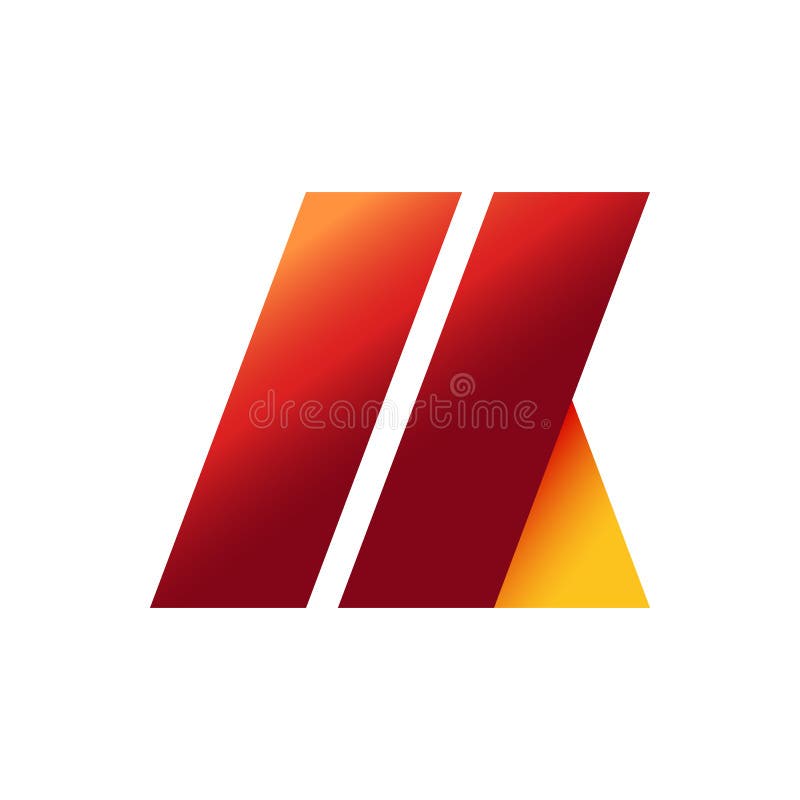 Modern Red Technology Abstract Symbol Stock Vector - Illustration of ...