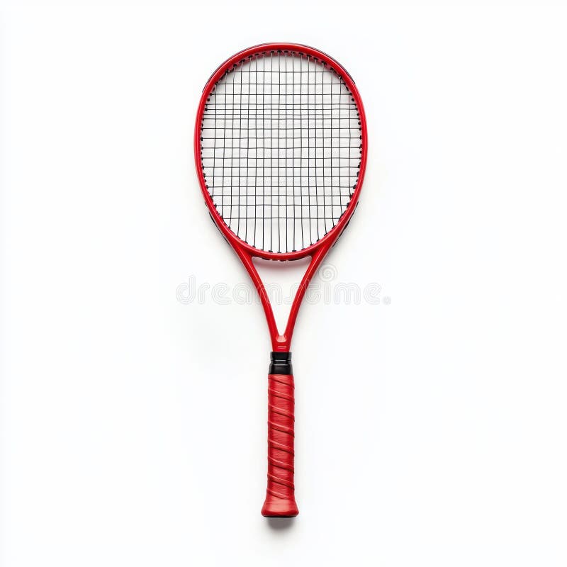 Introducing a Stylish Red Tennis Racket that Boasts a Unique and ...
