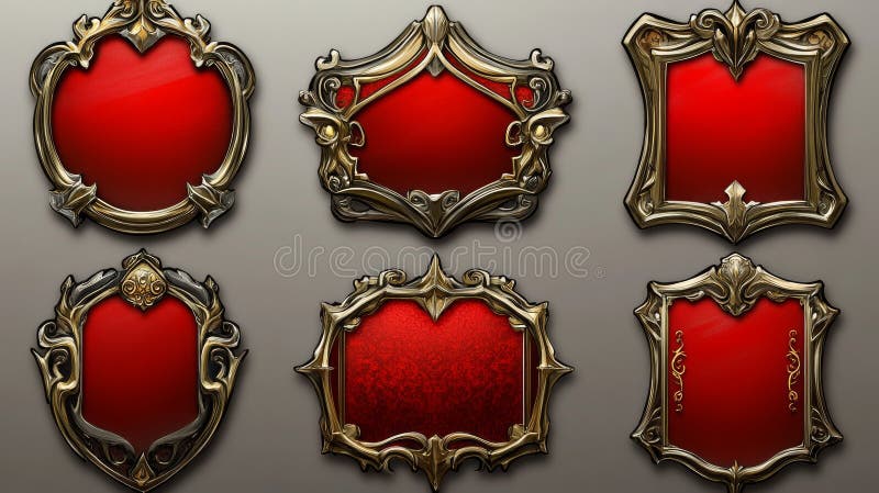 Red Ui Button Frame Stock Photos - Free & Royalty-Free Stock Photos ...