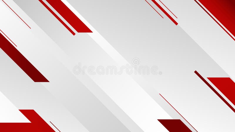 Modern Red and White Abstract Geometric Background Stock Vector ...