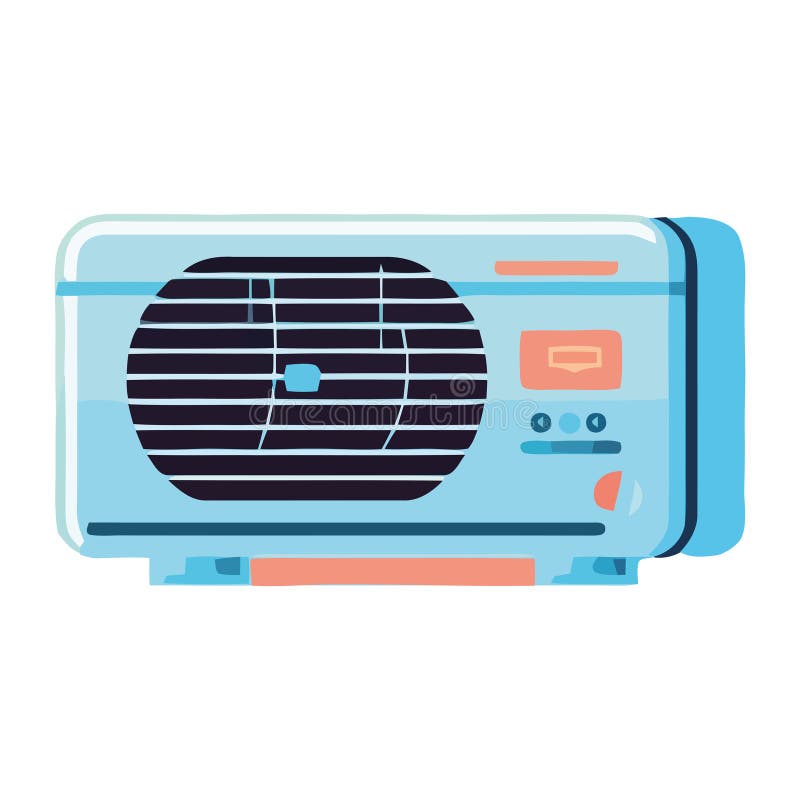 Modern Refrigerator Design with Electricity and Cool Air Stock Vector ...