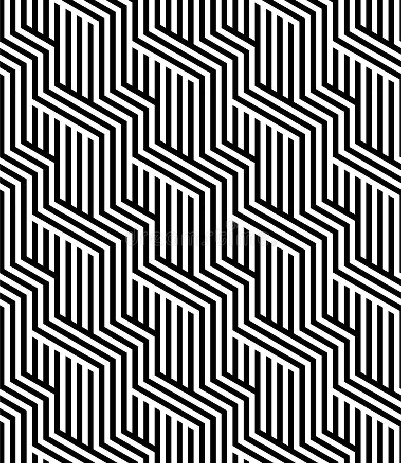 Modern Regular Geometric Seamless Vector Pattern. Striped Parallel in ...