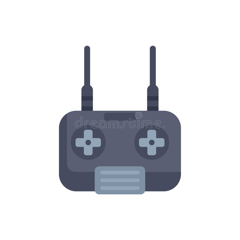 Modern Remote Control with Antennae Transmitting Signals Stock ...