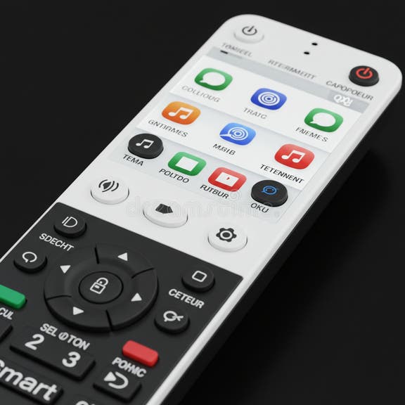 A Modern Remote Control Combines a Smartphone-like Interface with ...