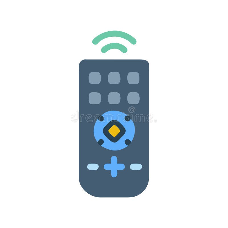 Modern Remote Control for Smart Devices Stock Illustration ...