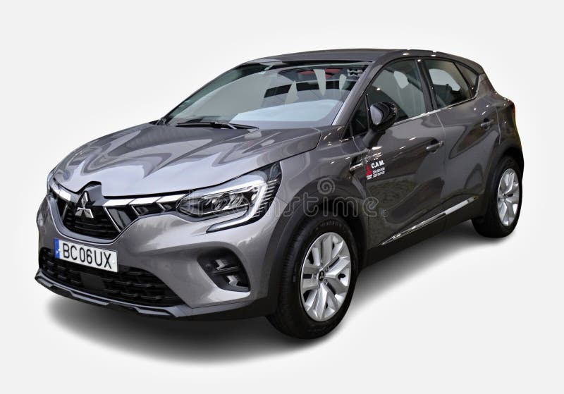 Modern Renault Captur E-Tech Showcasing Its Design in a Studio ...