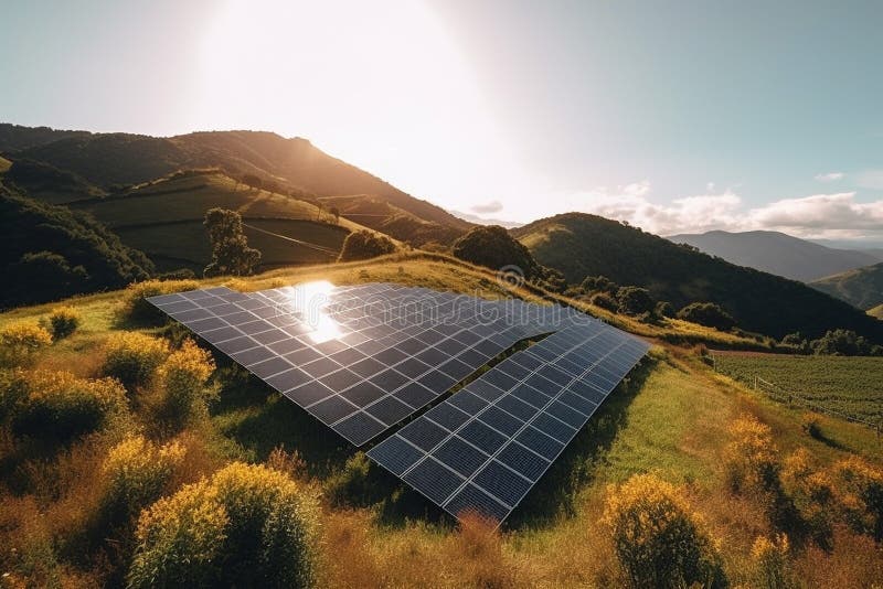 Modern Renewable Energy Solutions: Solar, Wind, and Hydro Power Stock ... Modern Renewable Energy Solutions: Solar, Wind, and Hydro Power Stock ...