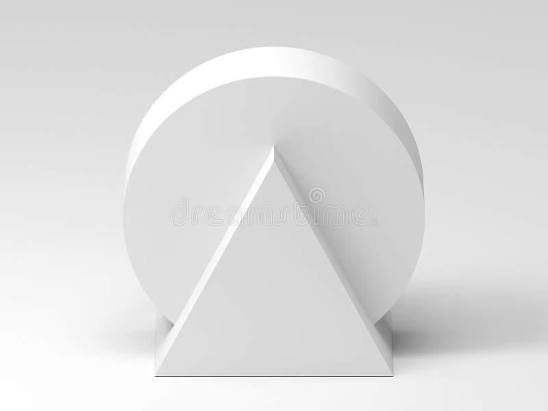 Modern Representation of Abstract Geometric Shapes, 3d Render Stock ...