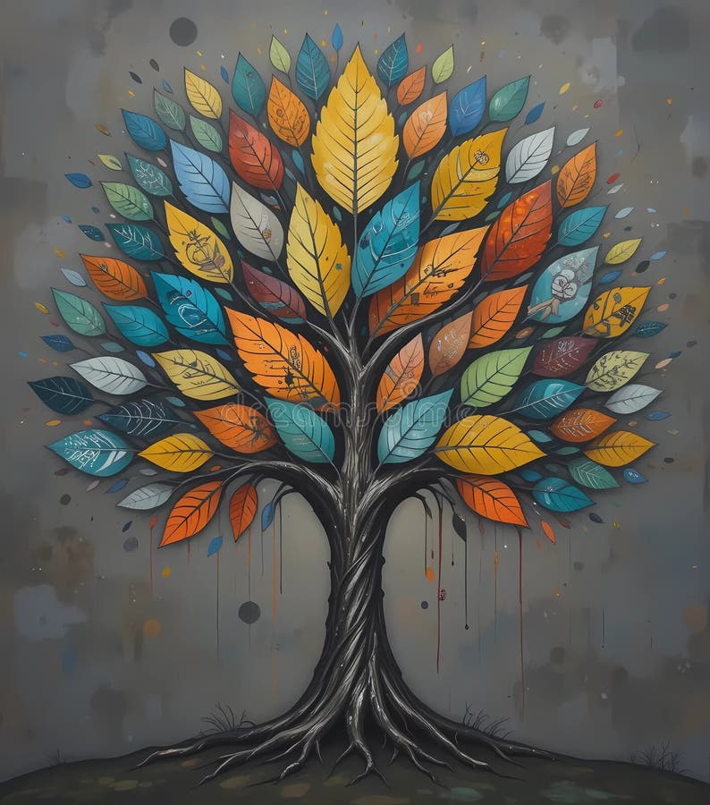Modern Representation of Justice and Equality through a Vibrant Tree ...
