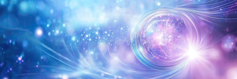 Modern Representation of the Quantum World with Vibrant Colors and ...