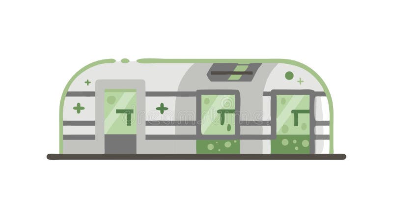 Modern Research Facility or Laboratory Building Icon, Vector Design ...