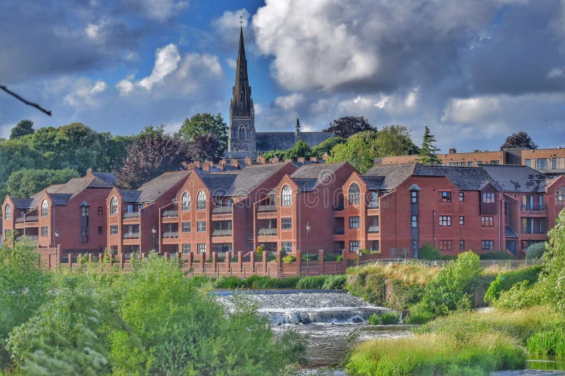 Modern Residences in Exeter, Devon, UK Stock Photo - Image of ...