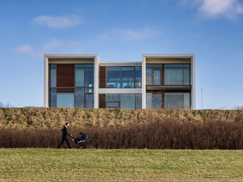 Modern Residense Danish Design in Esbjerg, Denmark Editorial Image ...