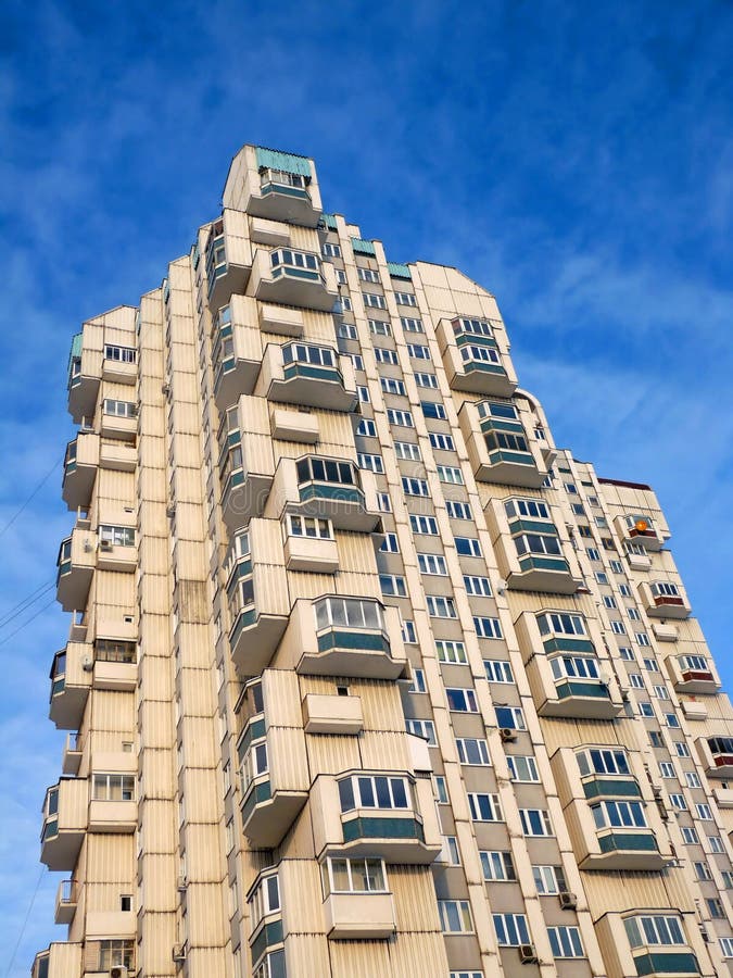 A Modern Residential Complex. Stock Photo - Image of rise, panel: 17892534