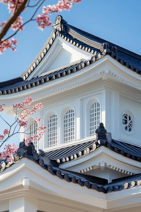 Modern Residential Roof Design with Intricate Architecture and Stone ...