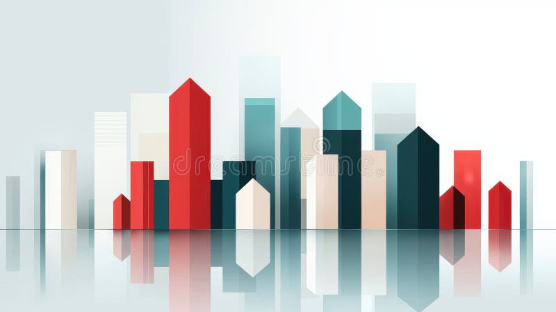 Modern Resilient Design in Urban Illustration Stock Photo - Image of ...