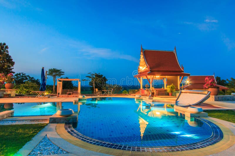 Modern resort stock photo. Image of plant, luxury, house - 37647372