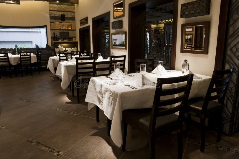 Modern restaurant stock image. Image of arranging, angle - 21558911