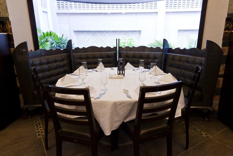 Modern restaurant stock image. Image of napkin, interior - 21558969