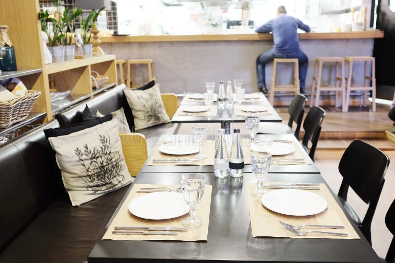 Modern restaurant stock image. Image of furniture, modern - 53679203