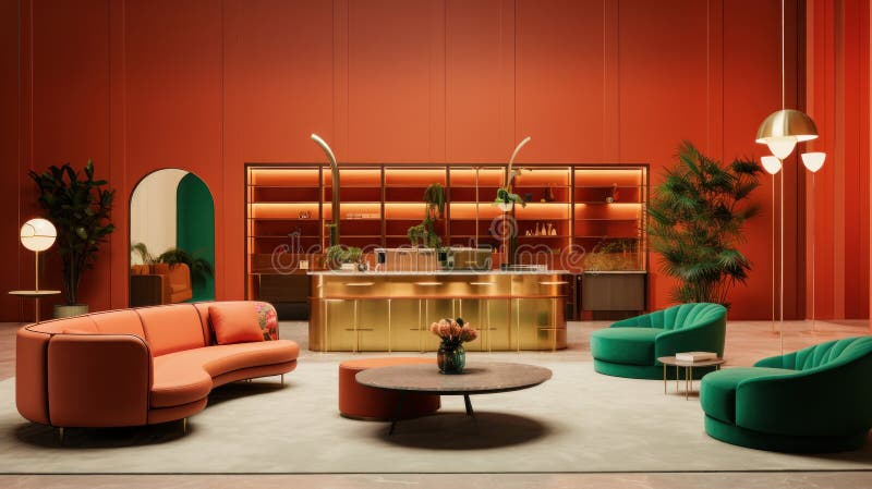 Modern restaurant interior stock photo. Image of modern - 309447918