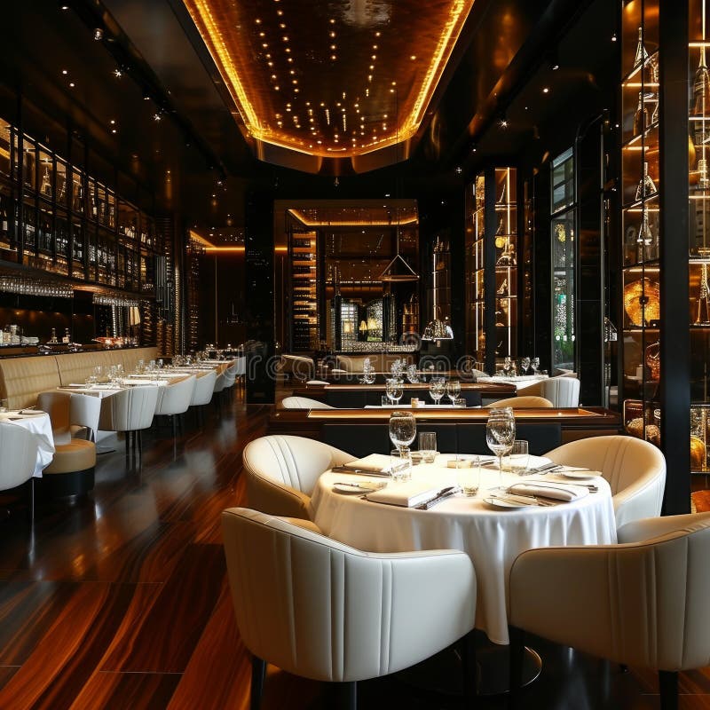 A Modern Restaurant Interior Designed for Discerning Palates and an ...