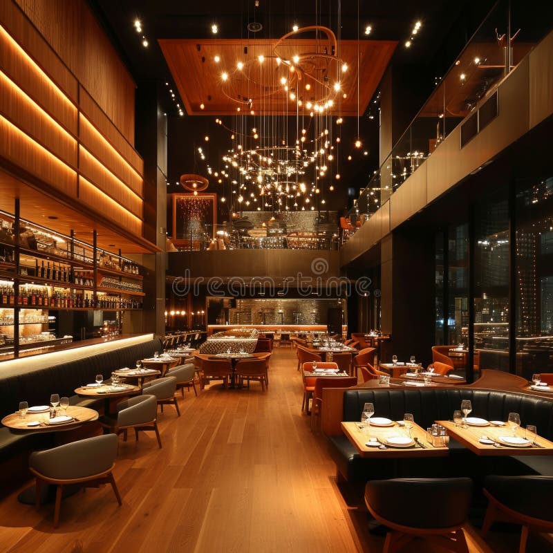 A Modern Restaurant Interior Designed for Discerning Palates and an ...