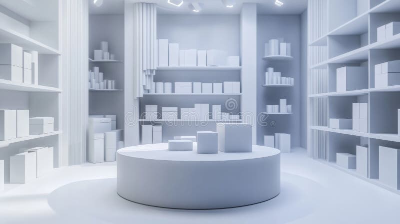In Modern Retail Spaces, a Popular Choice is the Minimalist White ...